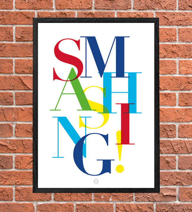 Smashing from Artswerve - Stunningly original art prints.